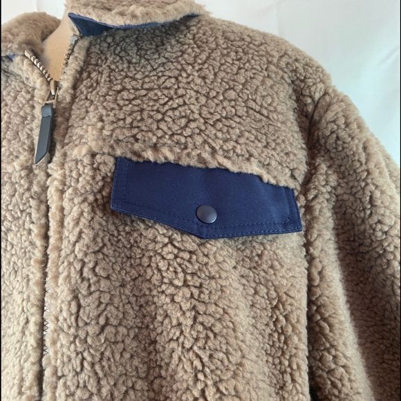 Goodfellow & Co | Jackets & Coats | Mens Goodfellow Brown Fleece Sherpa ...